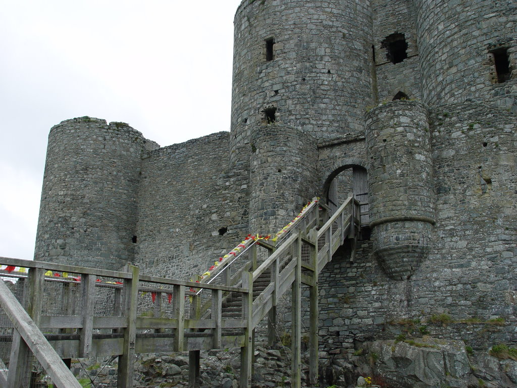 Photos of Harlech Castle in Gwynedd West Wales